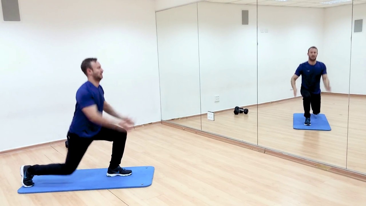 מכרעים עם החלפות רגליים בקפיצה – Split Lunge Jumps – WeFIT